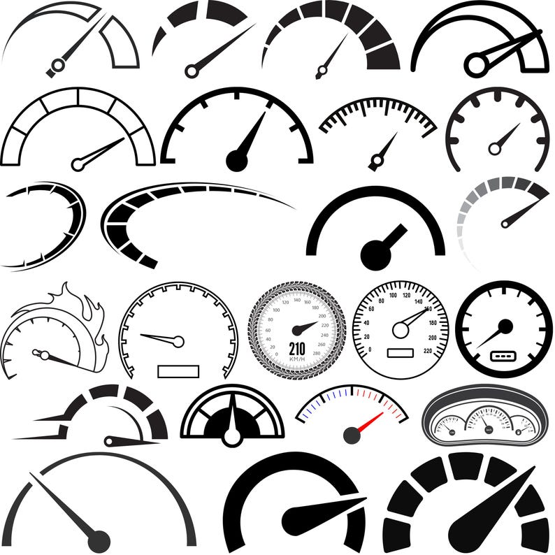 Speedometer Svg,speedometer Design,speedometer Cut File for Cricut ...