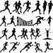 Runner Svg Bundles, Running Women Svg, Running Man Svg, Running ...