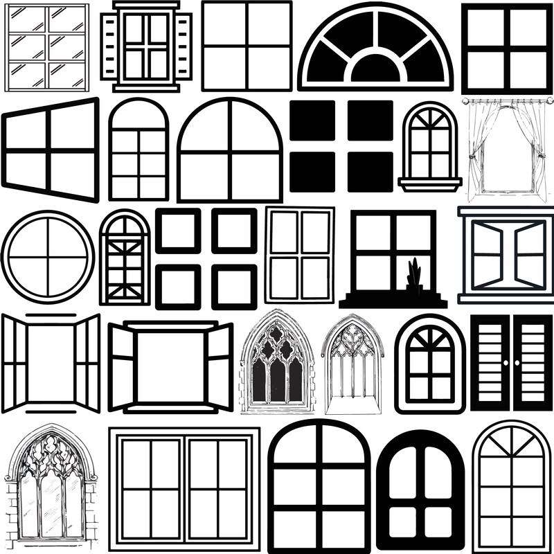 Window Svg - Etsy