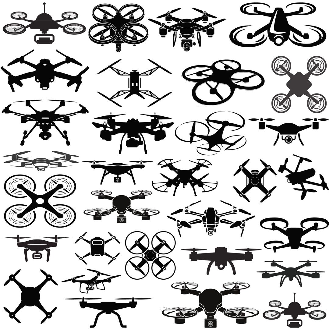 Drone SVG Bundle, Flyer Drone Svg, Drone Svg Cricut, Drone Silhouettes ...