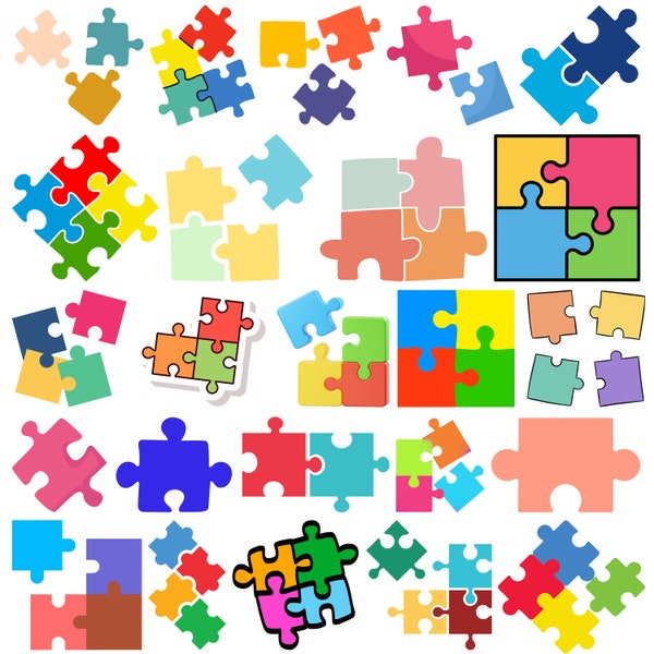 Puzzle Cut - Etsy