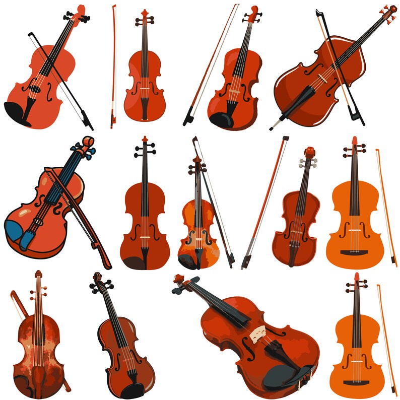 Violin SVG Bundle, Violin Cut File, Violin Player, Instrument SVG ...