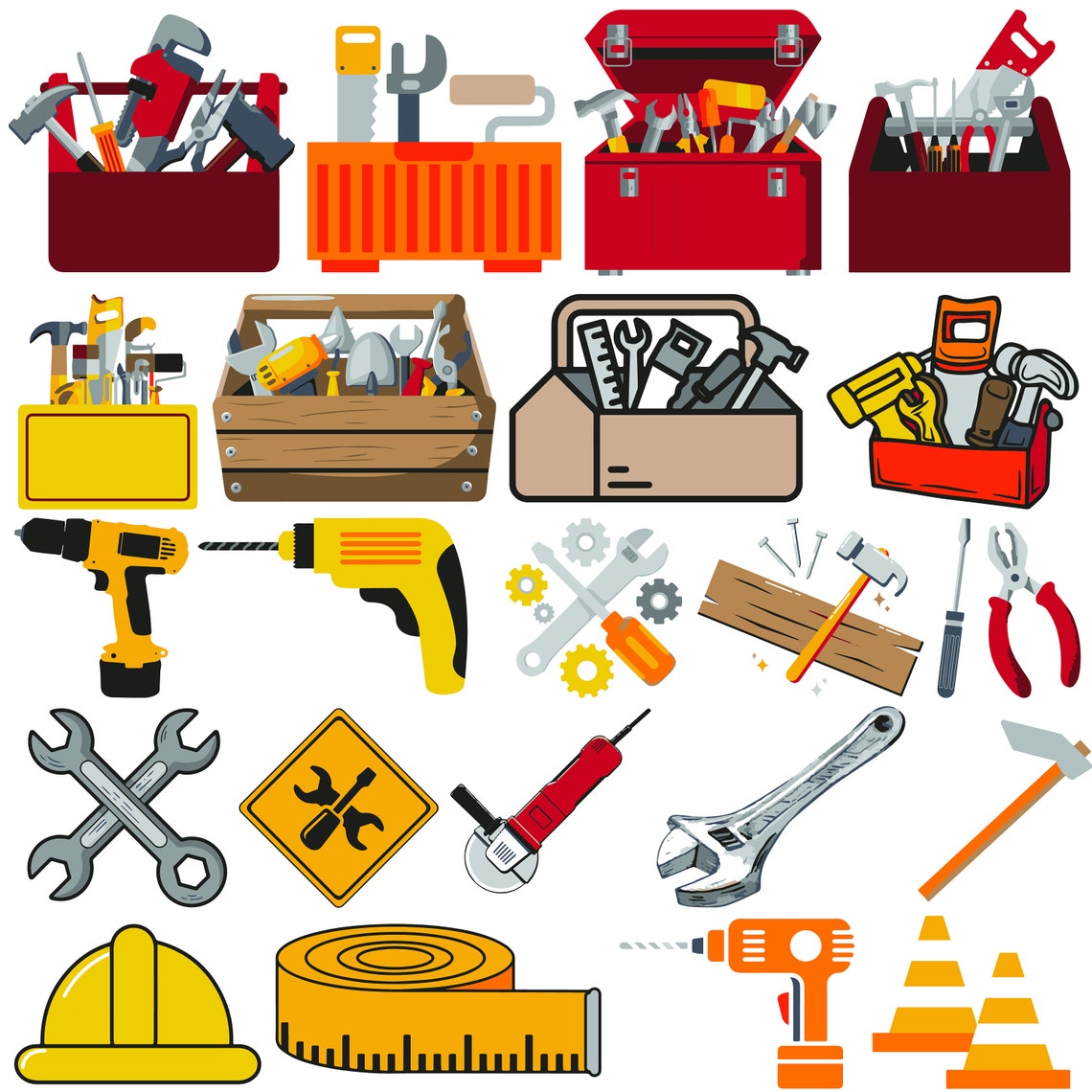 Tools SVG Bundle, Tools SVG Cut Files for Cricut, Mechanic Tools Svg ...