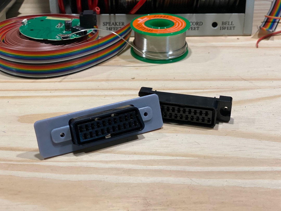 SCART Trim Faceplate for RGB CRT Mods - Etsy
