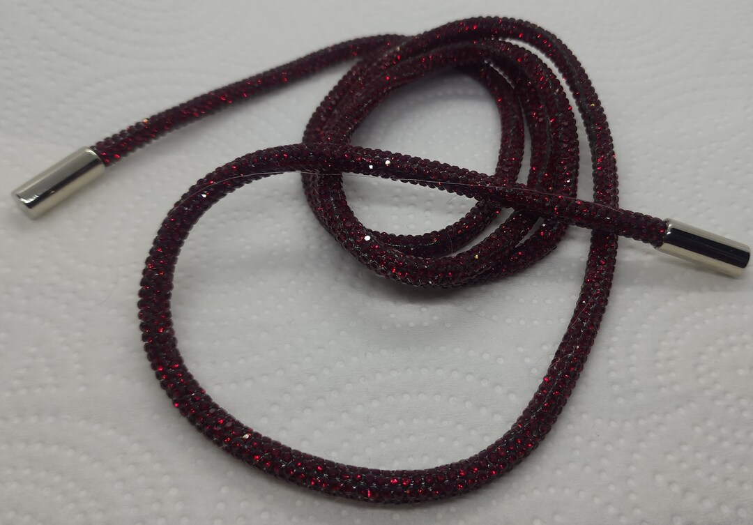 Blood Red Rhinestone Hoodie Strings - Etsy