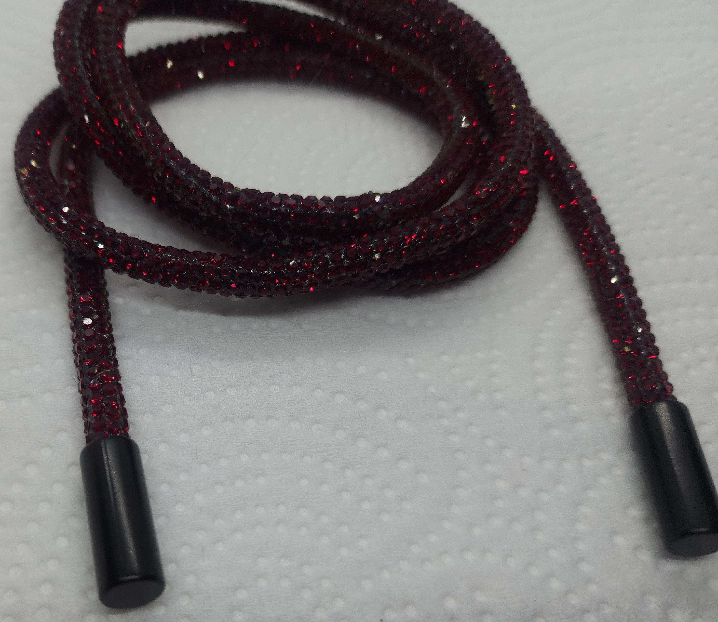 Blood Red Rhinestone Hoodie Strings - Etsy