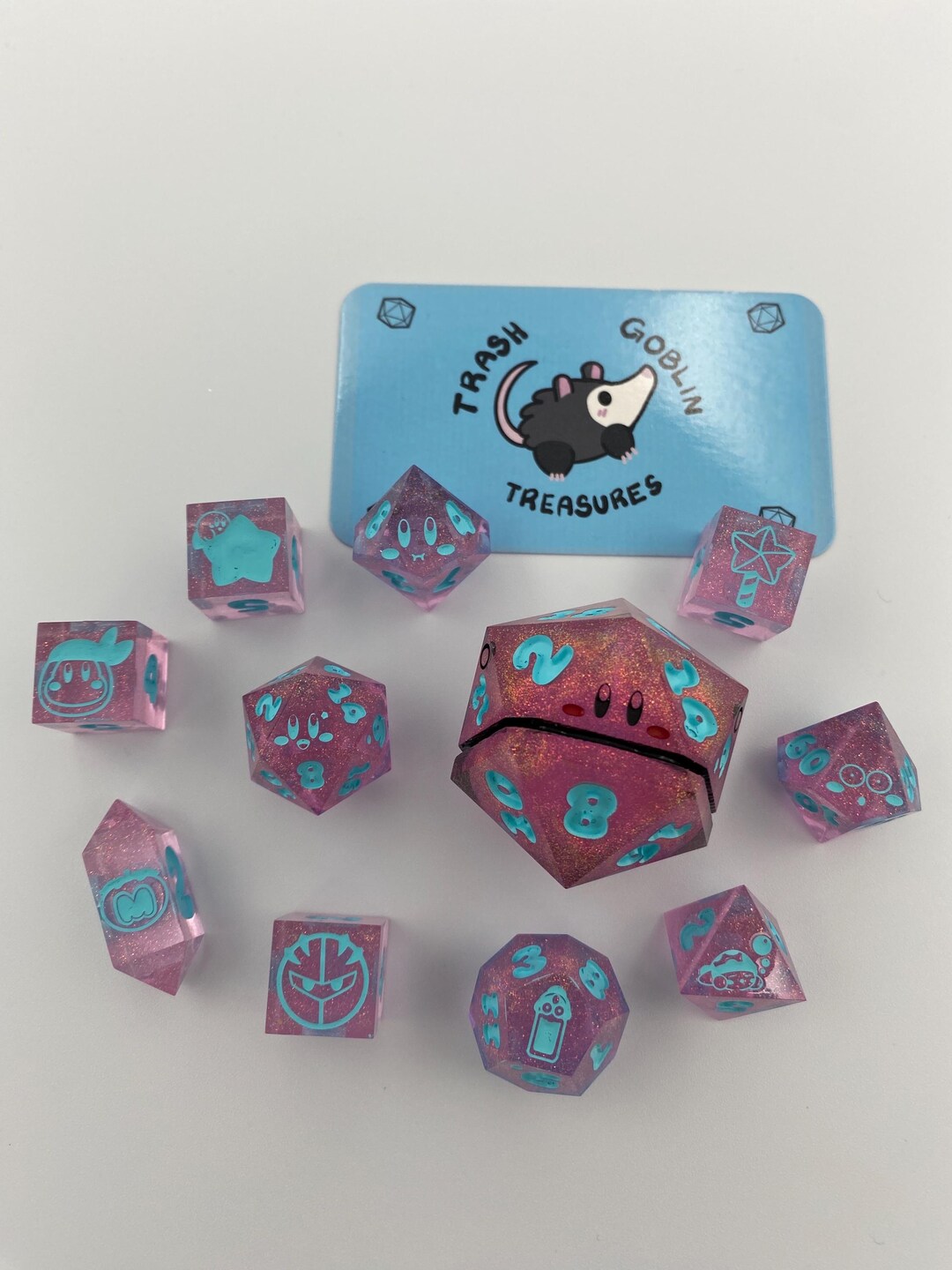 Complete Video Game Themed 11 Piece Dice Set for Dungeons and Dragons ...