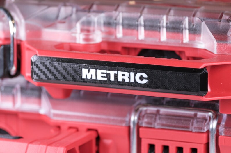 Milwaukee Packout Custom Label Carbon Fiber Customizable Packout Tag ...