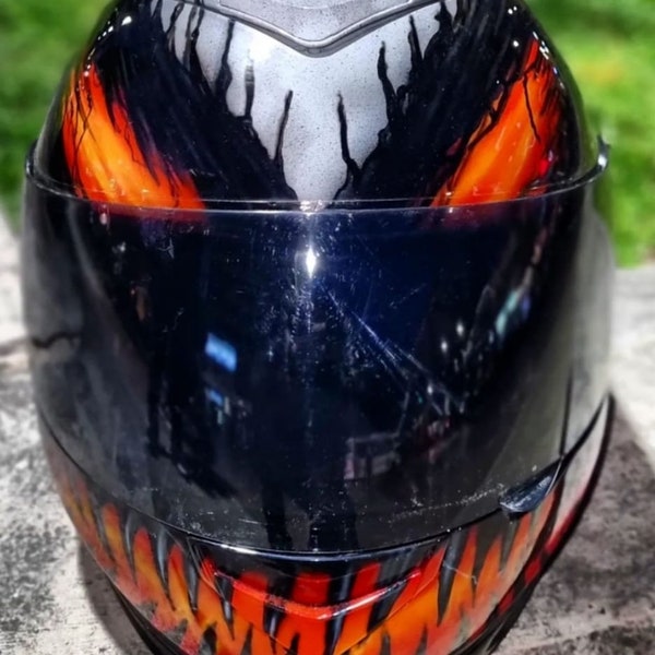 Venom Motorcycle Helmet - Etsy