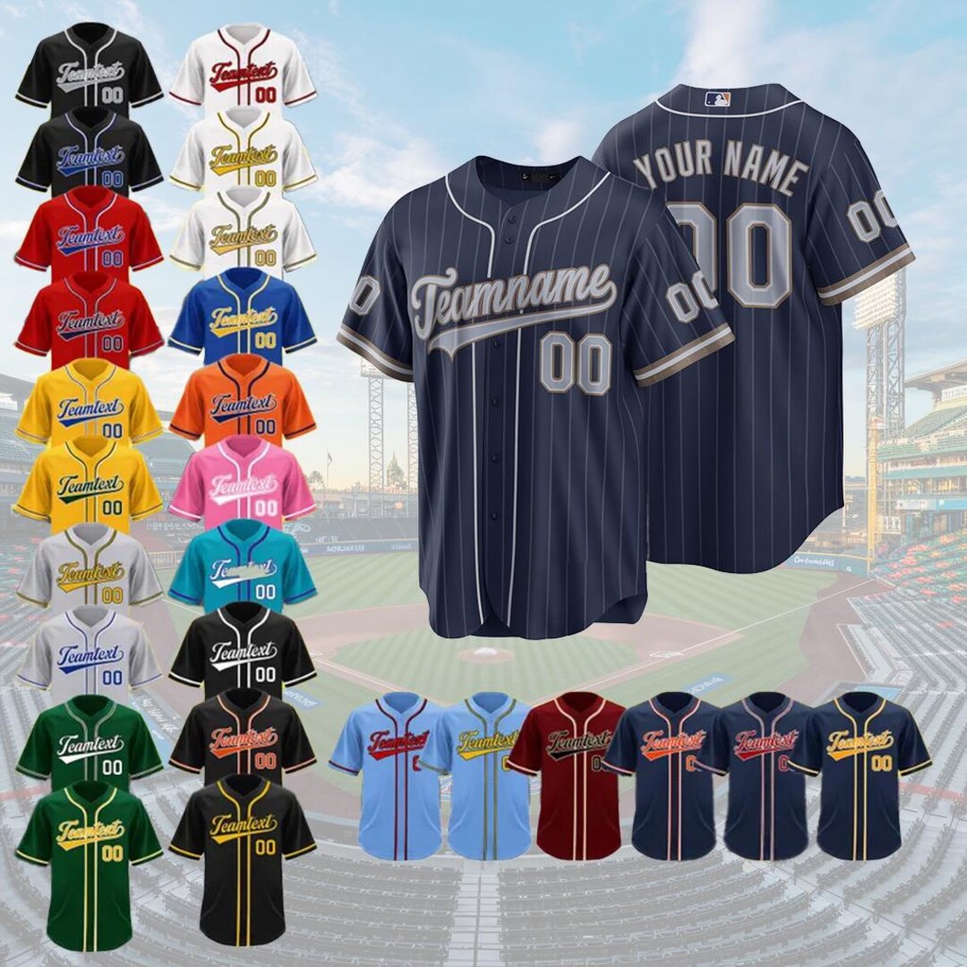 Personalized Team Shirt With Name and Number, Custom Sports Team ...