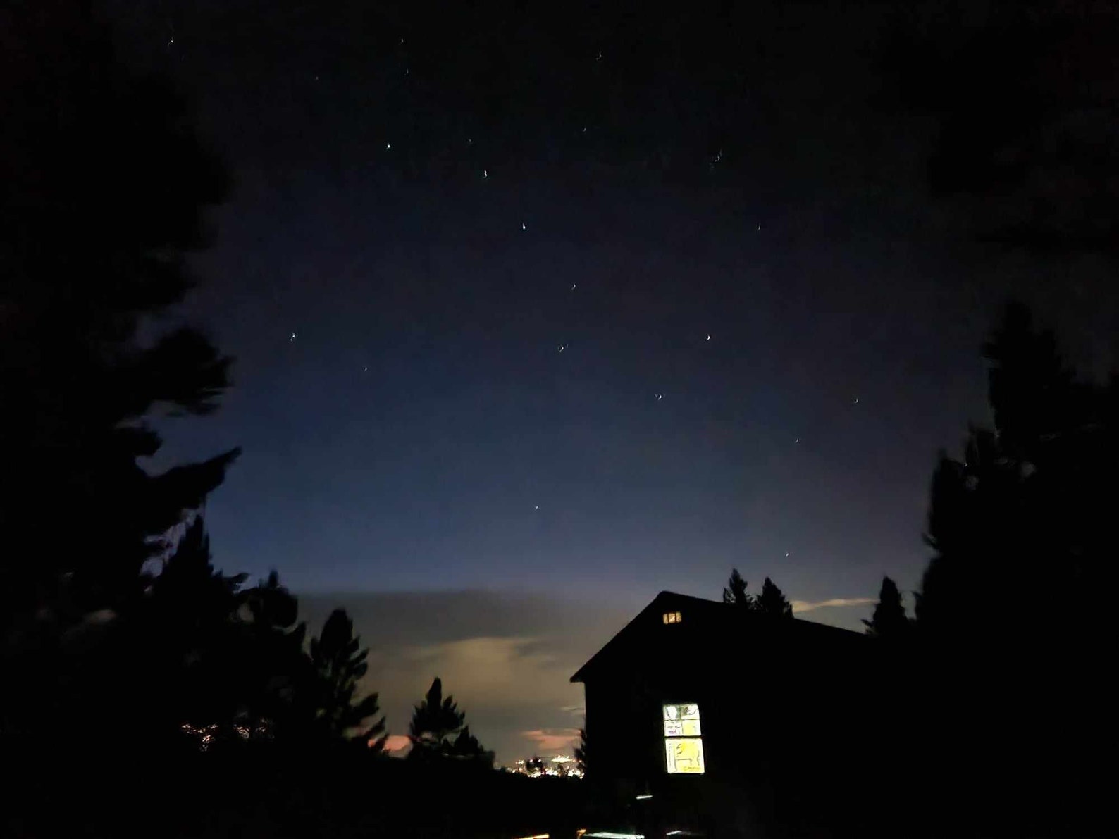 Stars Cabin Night - Etsy