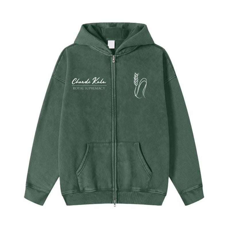 CHARDI KALA | Oversized Zip Hoodie - Etsy Canada