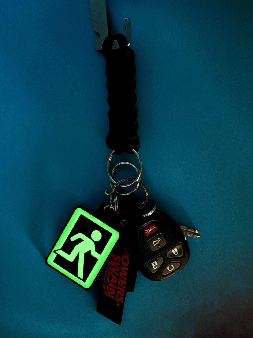 Escape From Tarkov Extraction Symbol Keychain. Glow in the Dark ...