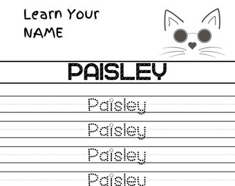 Nathan Name Tracing Worksheet for Preschool Kids Homeschool Prek ...