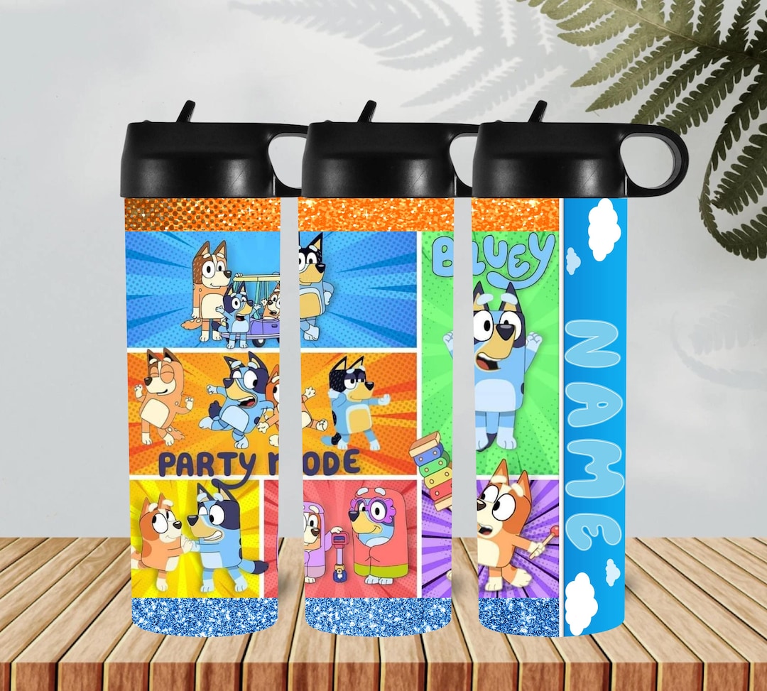 BLUEY Personalised , 20oz HYDRO Tumblers Out Drink Bottle ,kids ,kids ...