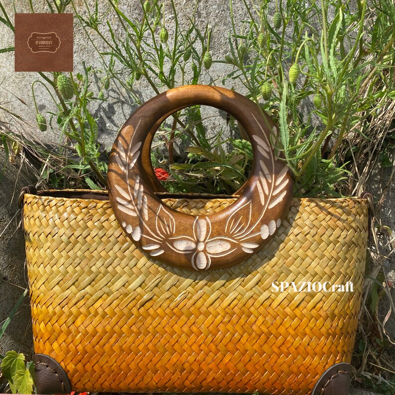 Woven Bag Handcraft Style Asia ,handmade in Thailand,lepironia Bag ...