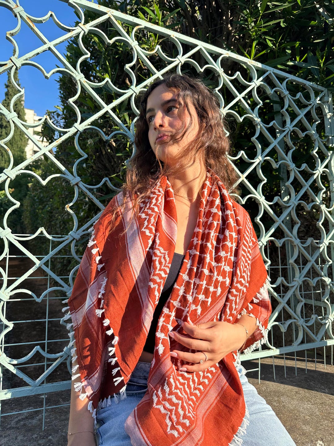 Palestinian Kuffiya: Traditional Keffiyeh Scarf , Hatta - Etsy