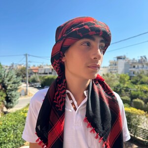 Palestinian Kuffiya: Traditional Keffiyeh Scarf , Hatta - Etsy