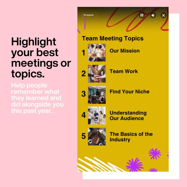 End of the Year Wrapped Recap Video Template - Reel, Tiktok, or ...