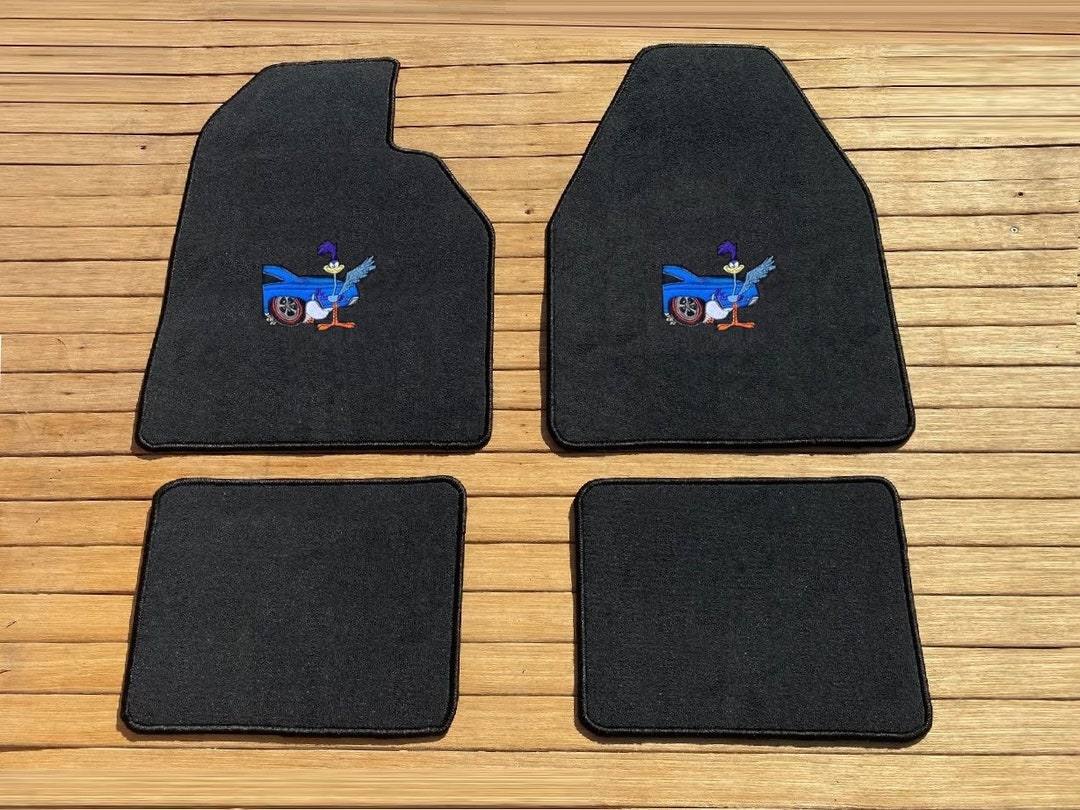 For Plymouth Road Runner Automatic Transmisson Floor Mat Carpet Black ...