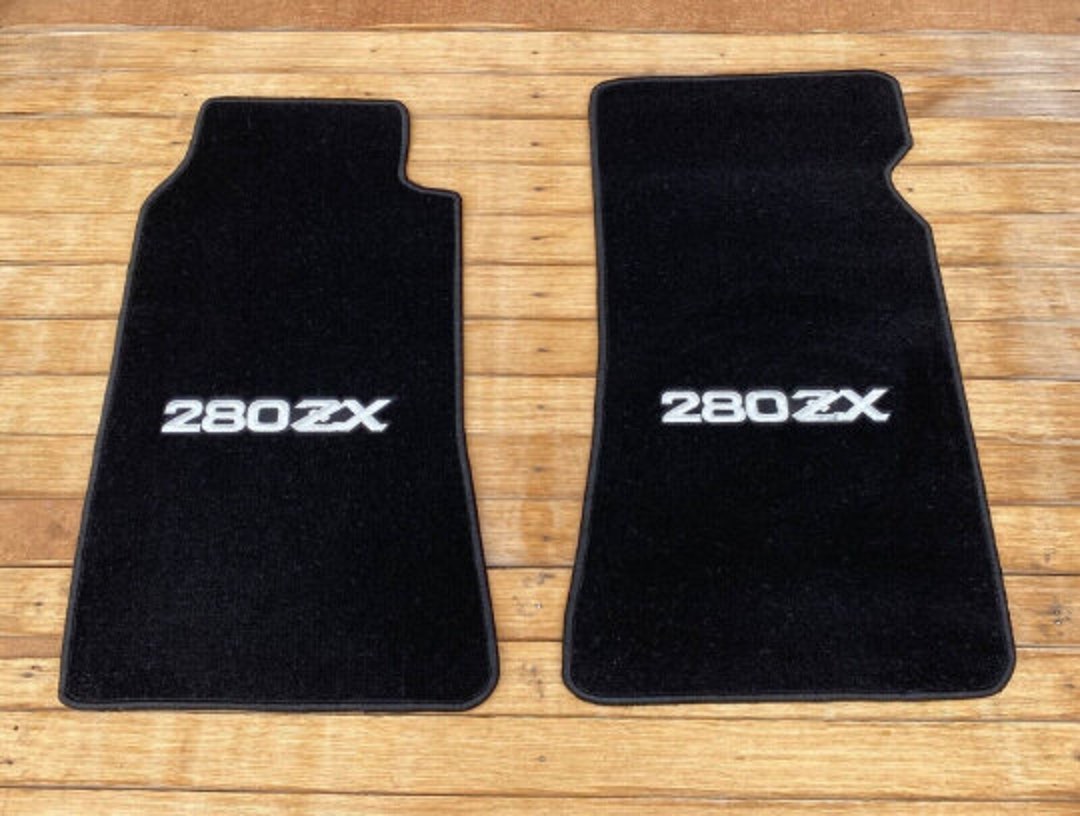 For Datsun 280ZX Floor Mat Carpet Black 2pcs 1979-83 - Etsy