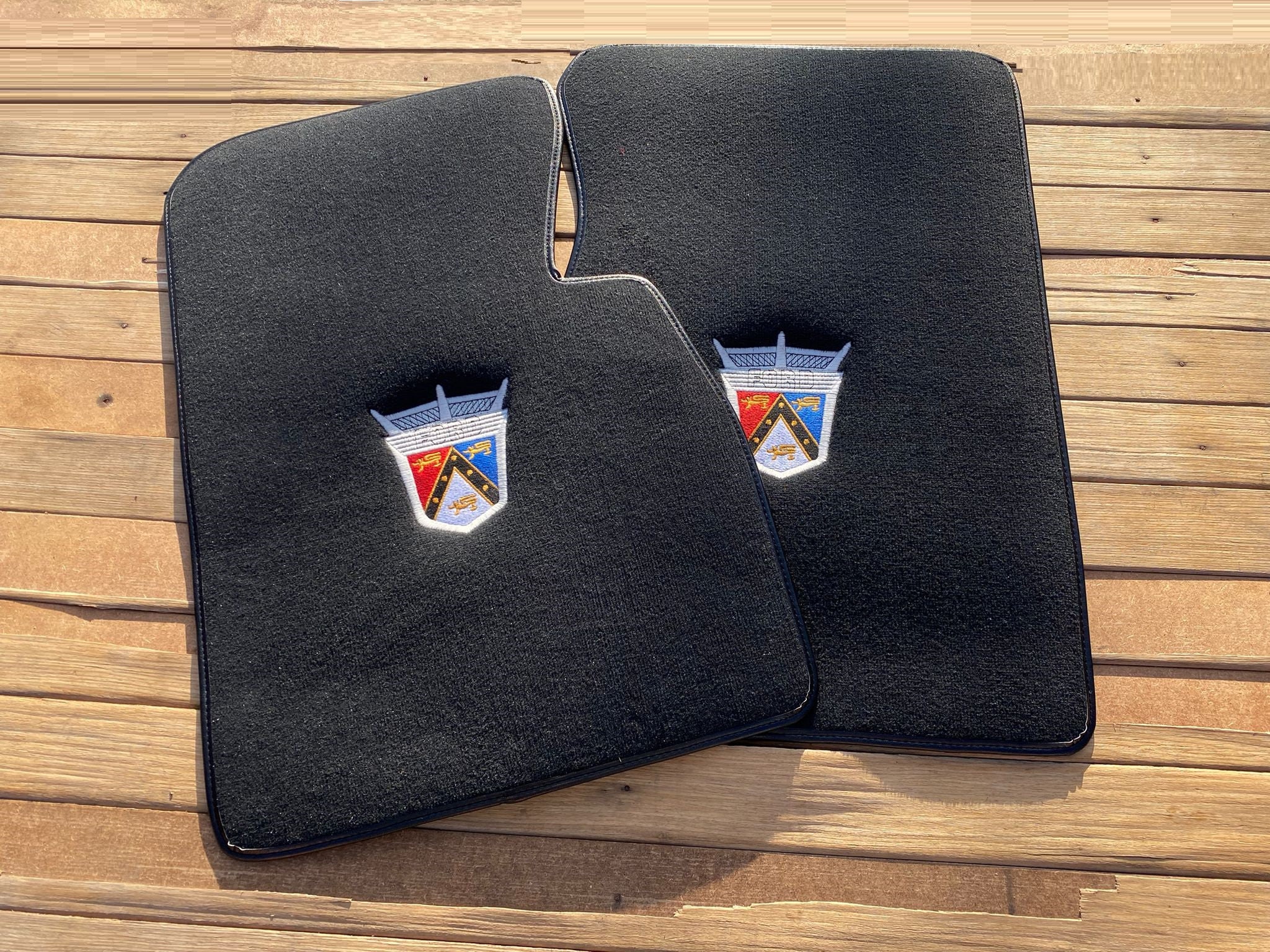 Fit for Ford Ranchero Pickup Truck Floor Mat Carpet Black Set Of2 1957 ...