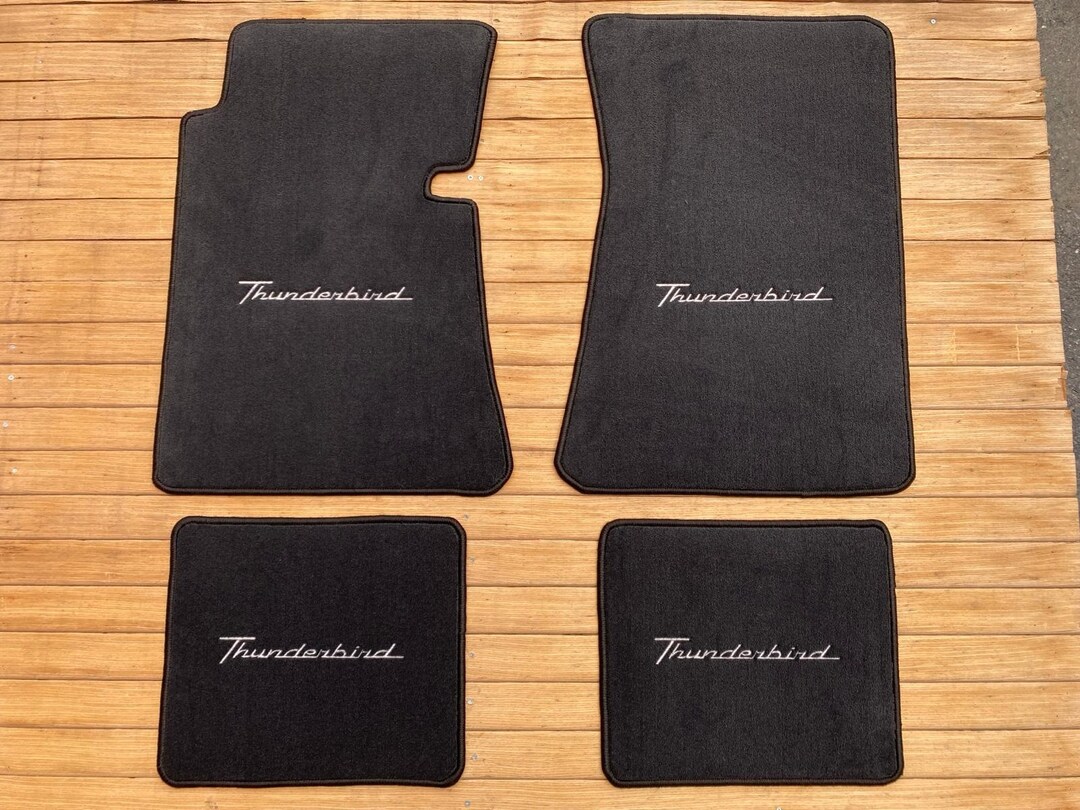 For Ford Thunderbird Floor Mat Mats Carpet Black Set Of4 1964-66 - Etsy