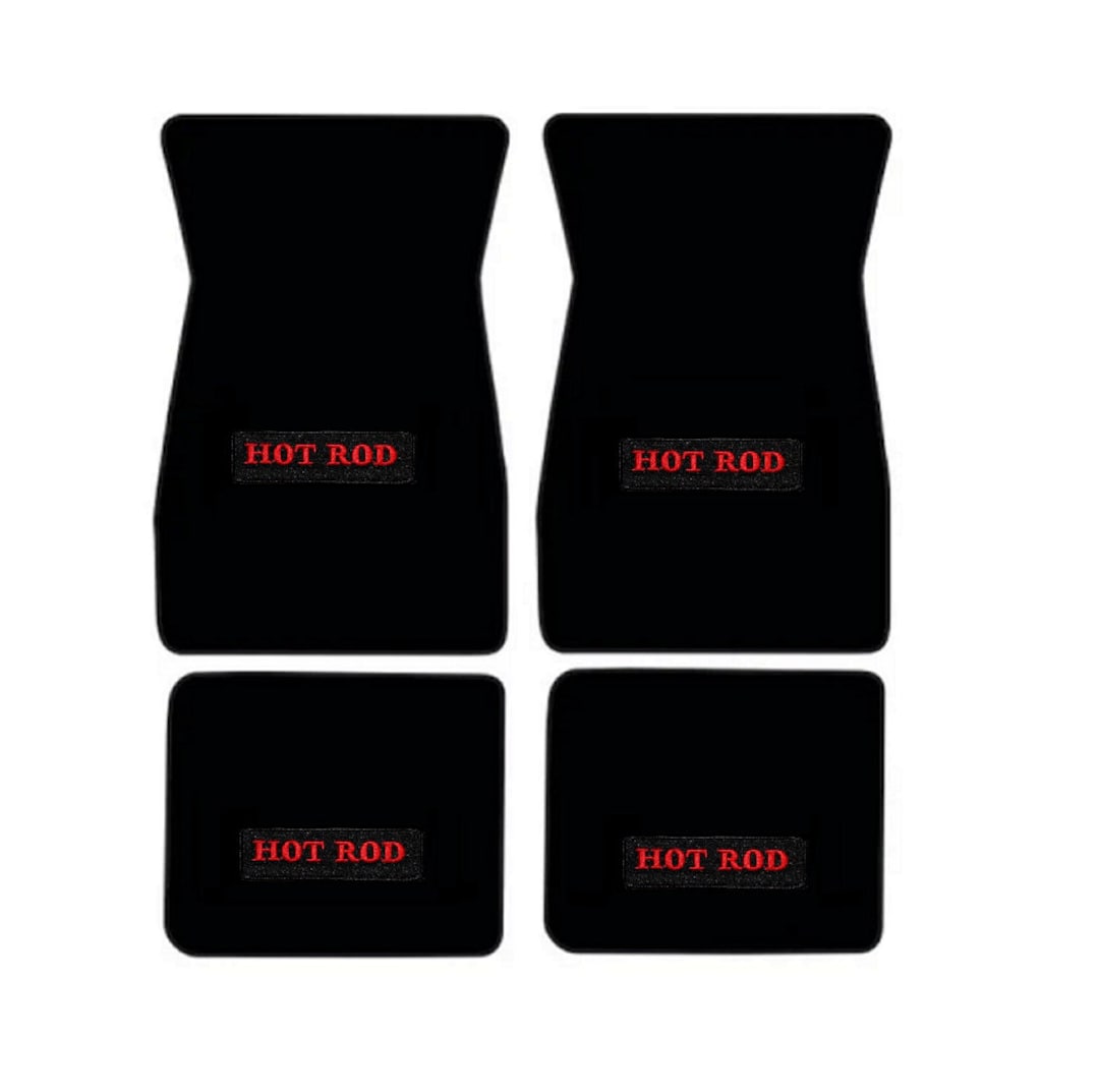 Ford Chevy Mopar Car Truck Floor Mats Carpet Hot Rod Rat Rod Rockabilly ...