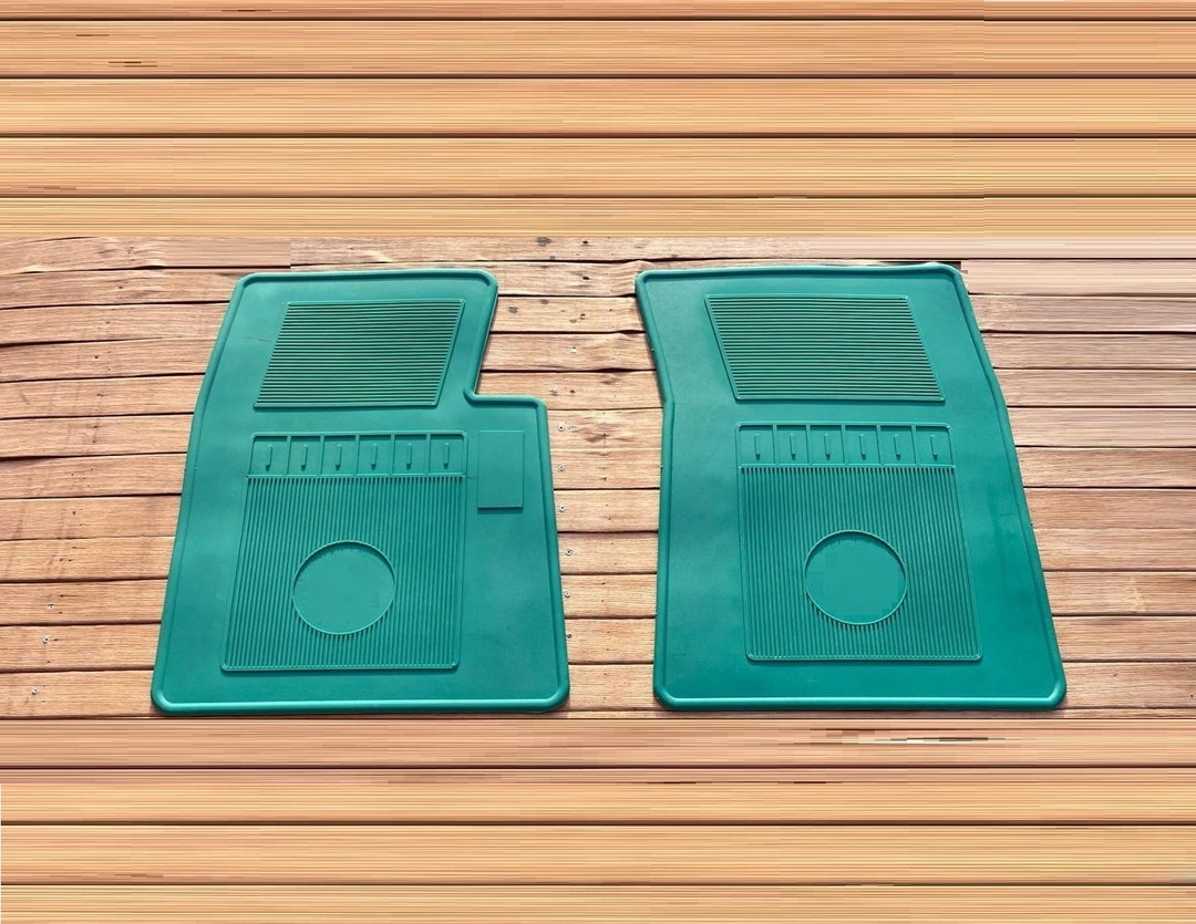 Fit for Ford Ranchero Pickup Truck Floor Mat Rubber Green Set Of2 1957 ...