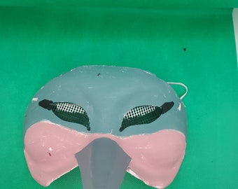 Therian Mask, Therian Bird Mask, Bird Mask, Parrot Mask, Red and Green ...