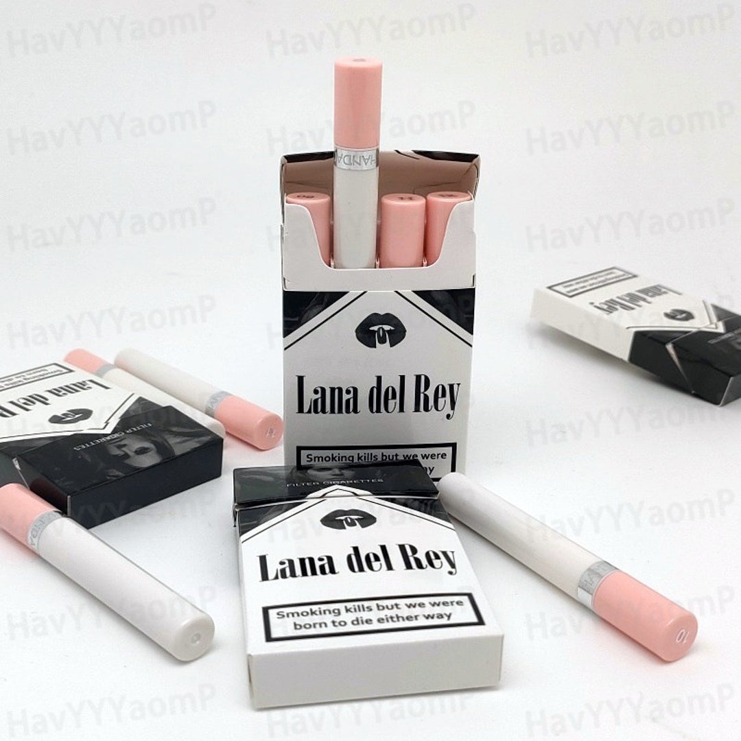 Lana Del Rey Lipstick,cigarette Lipsticks Set,cool Girl Cigarette Box ...