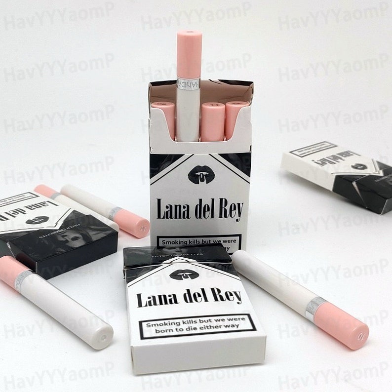 Lana Del Rey Lipstick,cigarette Lipsticks Set,cool Girl Cigarette Box ...