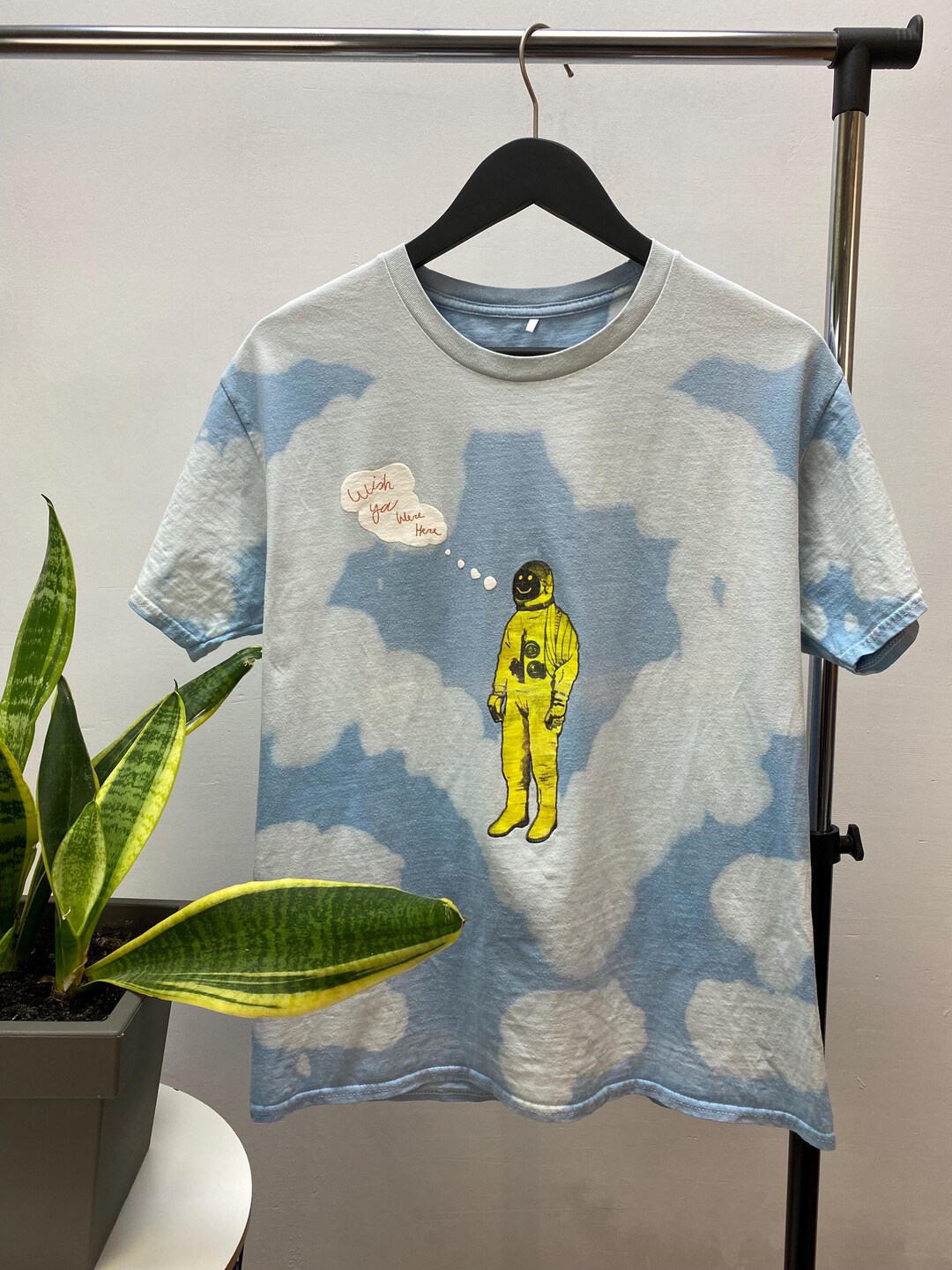 Astroworld I Wish Your Were Here Travis Scott Tour Tee Blue Sky T ...