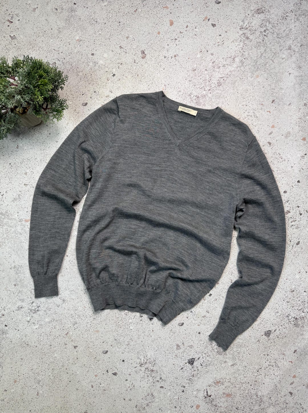 Suitsupply Merino Wool Sweater Size S Grey Men Casual Classic - Etsy