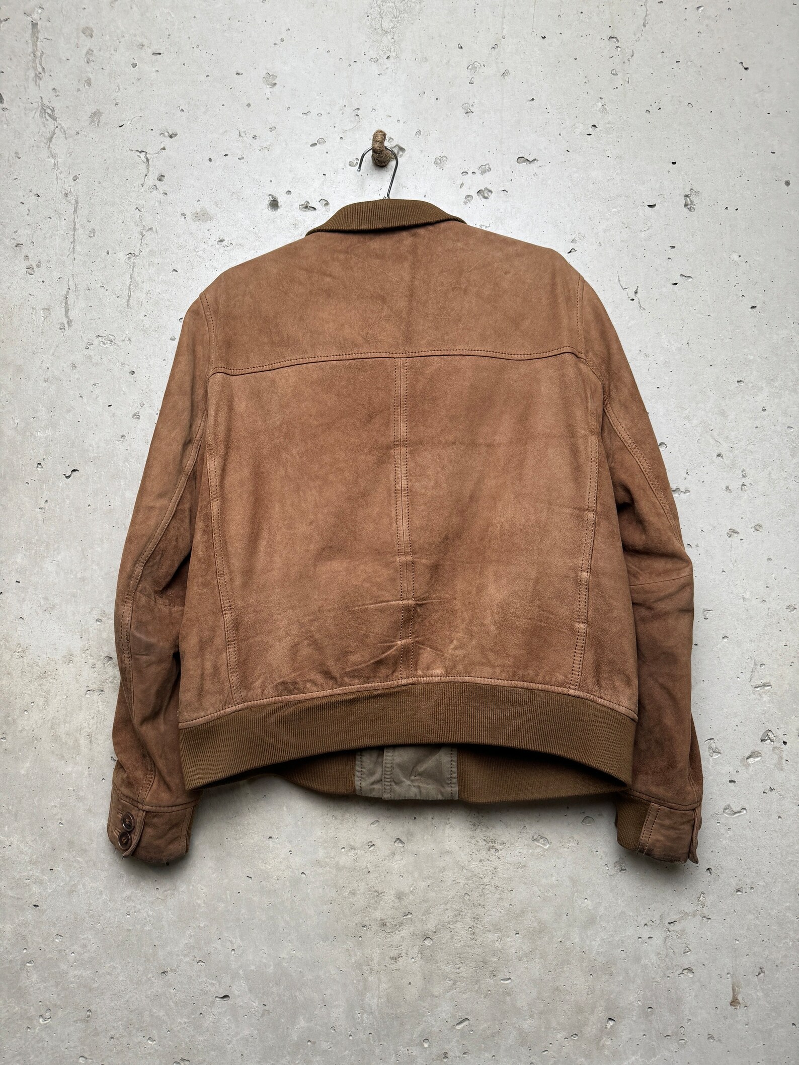 Hugo Boss Suede Bomber Jacket Goat Size 50 Mens Brown Vintage - Etsy