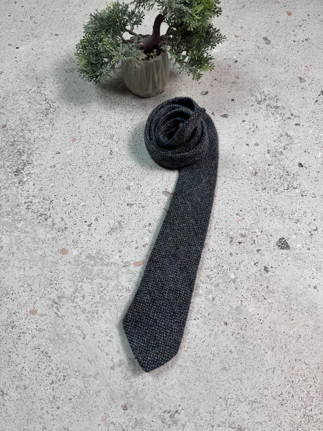Harris Tweed Vintage Wool Tie Men Rare Casual - Etsy