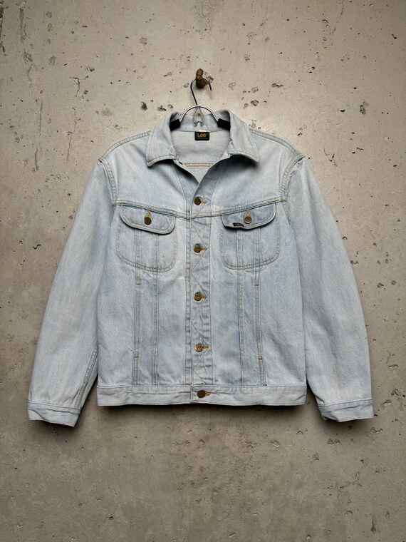 Vintage Lee Riders Jacket Logo Rare Western Cowboy U… - Gem