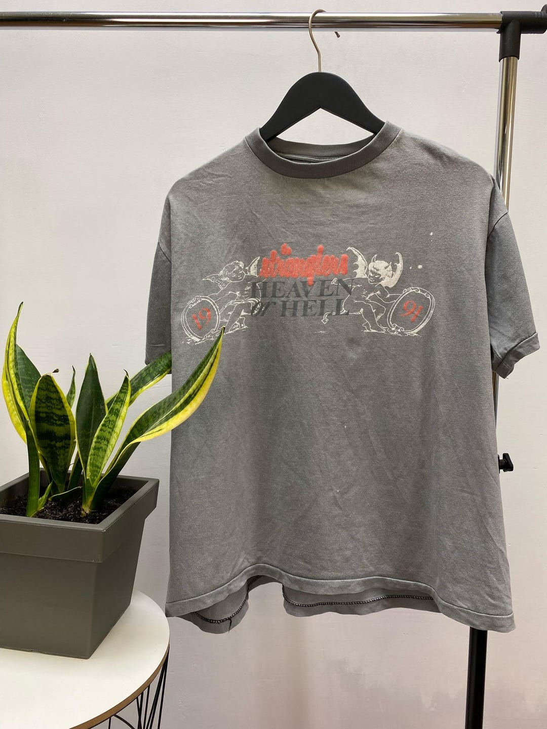 Vintage 1991 the Stranglers Heaven or Hell Band T Shirt Grey Size M - Etsy