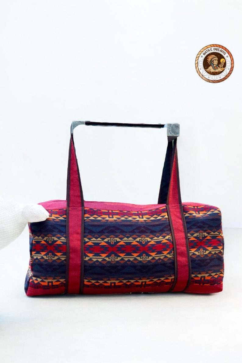 Native American Design Duffel Bag native Pattern Print durable and ...