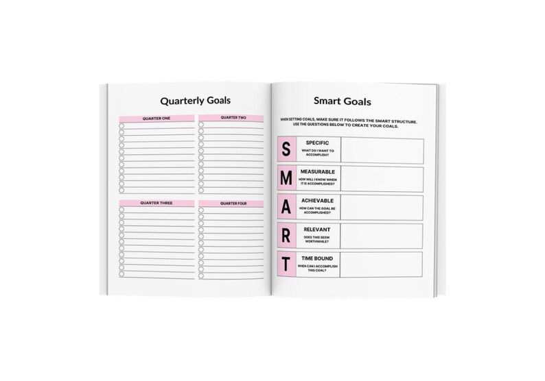 Printable Goal Planning Workbook, Goal Planner Template Bundle Goal ...