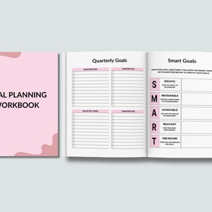 Printable Goal Planning Workbook, Goal Planner Template Bundle Goal ...