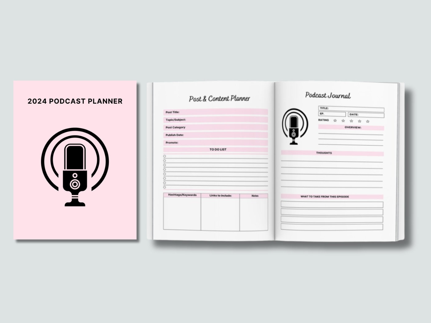 Editable 2024 Podcast Planner, 2024 Podcast Digital PDF Download ...