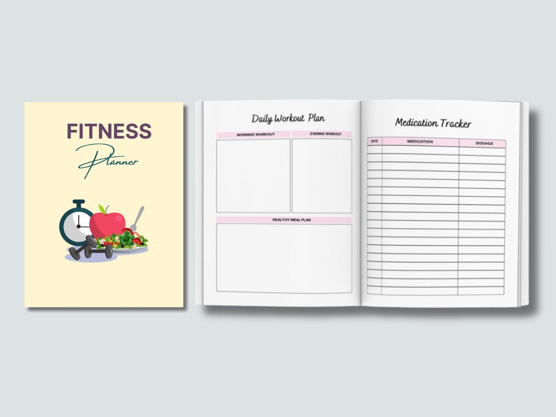 Printable Fitness Planner, Ultimate Fitness Planner 2024 Printable ...