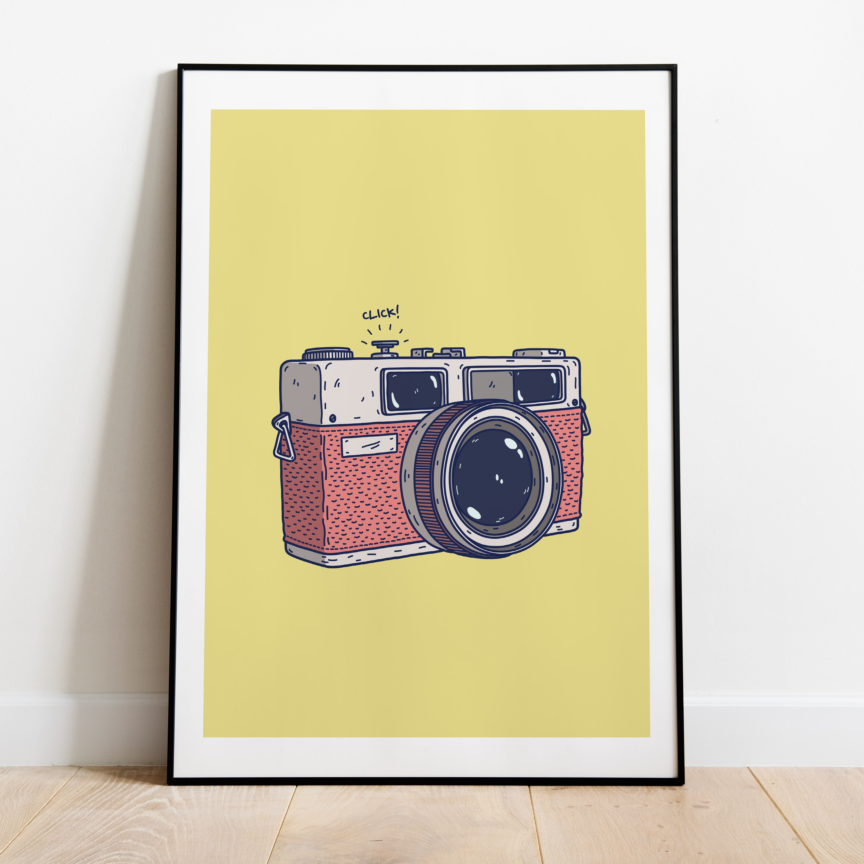 Vintage Camera Wall Art, Retro Photo Camera Poster, Photo Lover Art ...