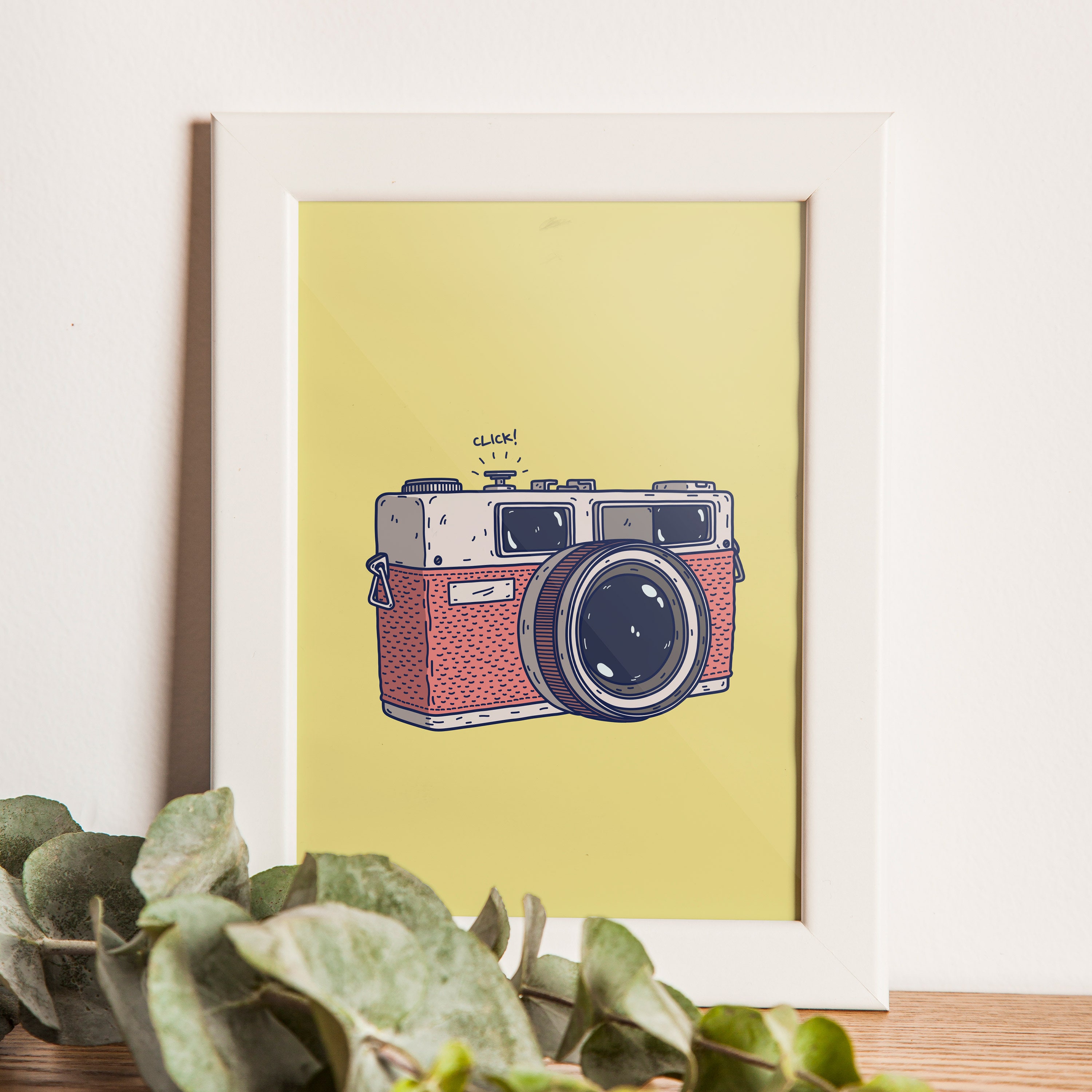 Vintage Camera Wall Art, Retro Photo Camera Poster, Photo Lover Art ...