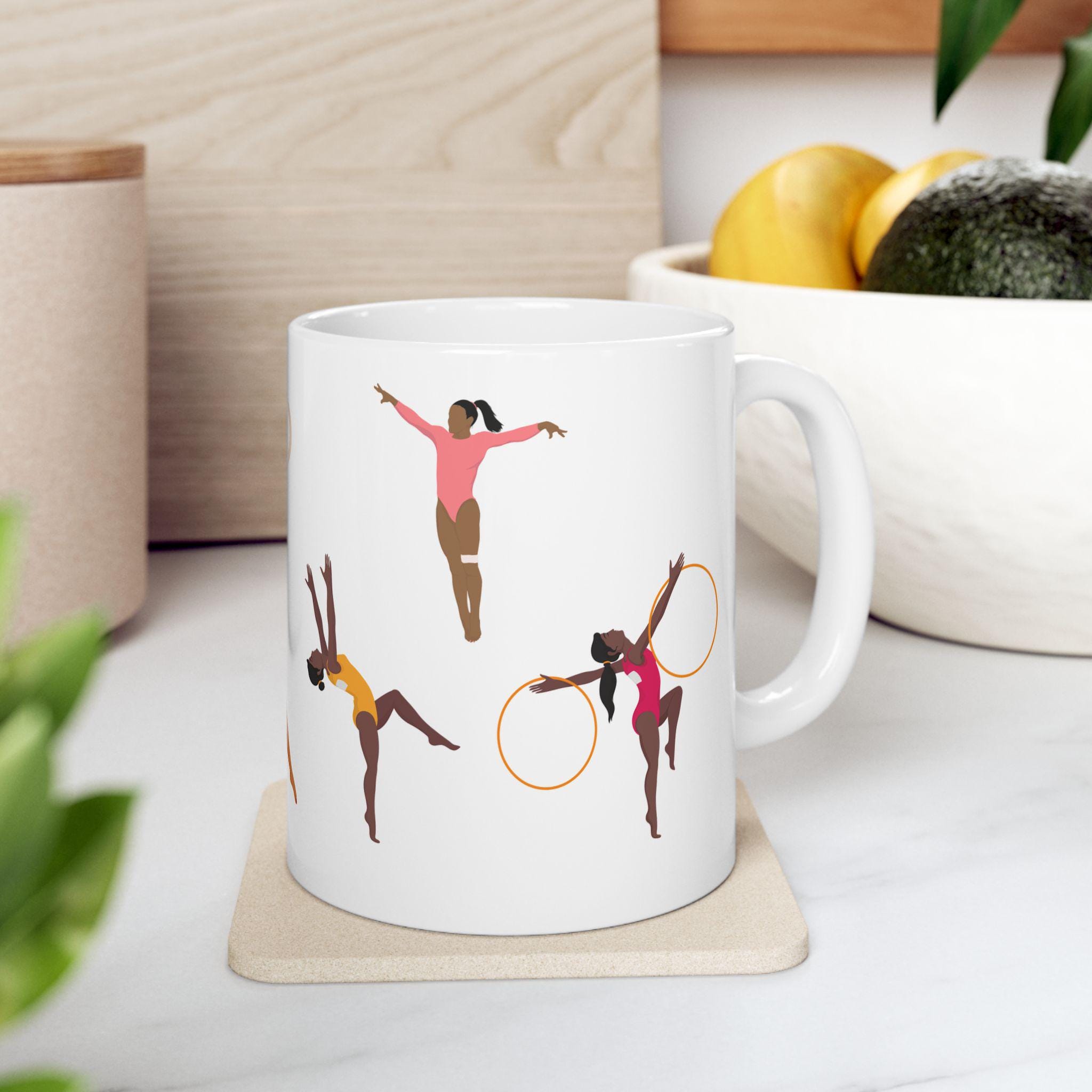 Olympic Games Mug Black Girl Gymnastics Mug Simone Biles Mug Black Girl ...