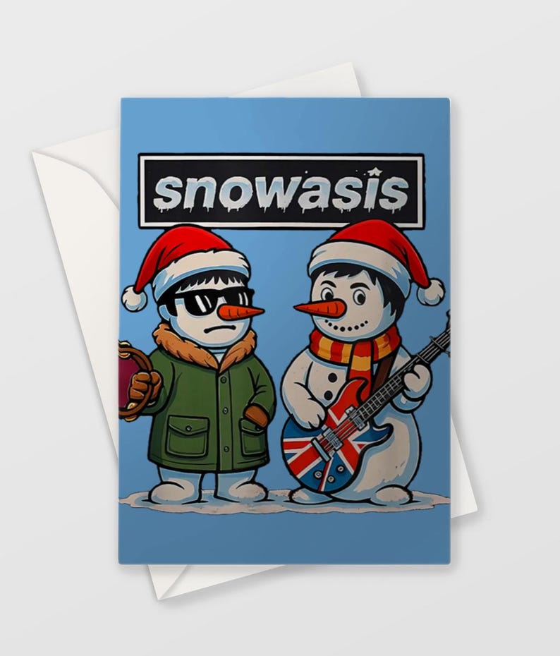 Oasis Christmas Card - Etsy