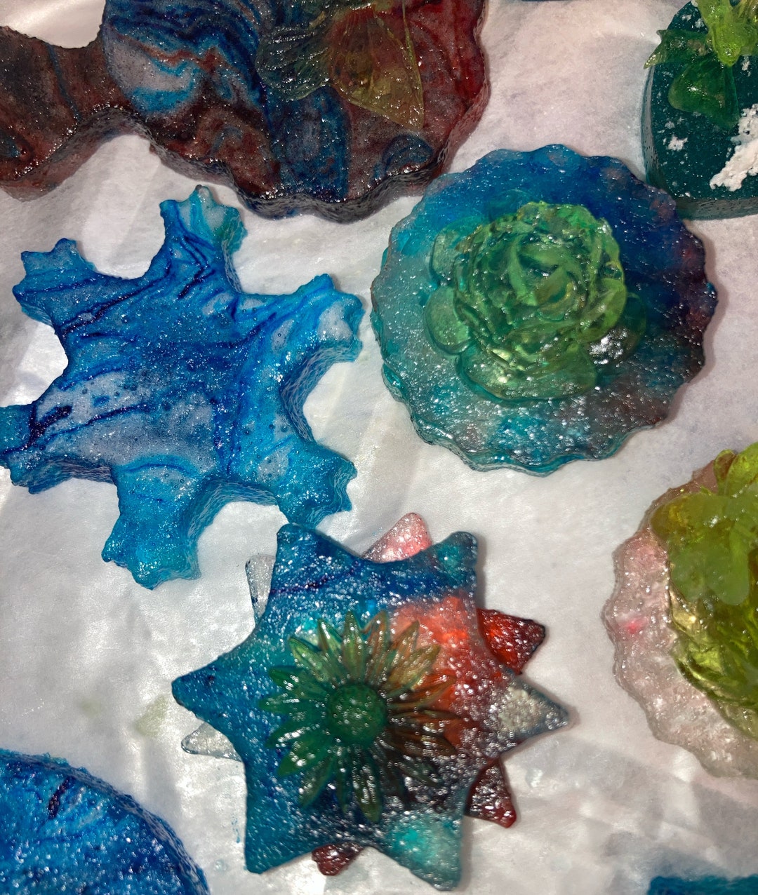 1 Lb Edible Crystal Candy Gem Treasure Chest 28-32 Pieces of Kohakutou ...