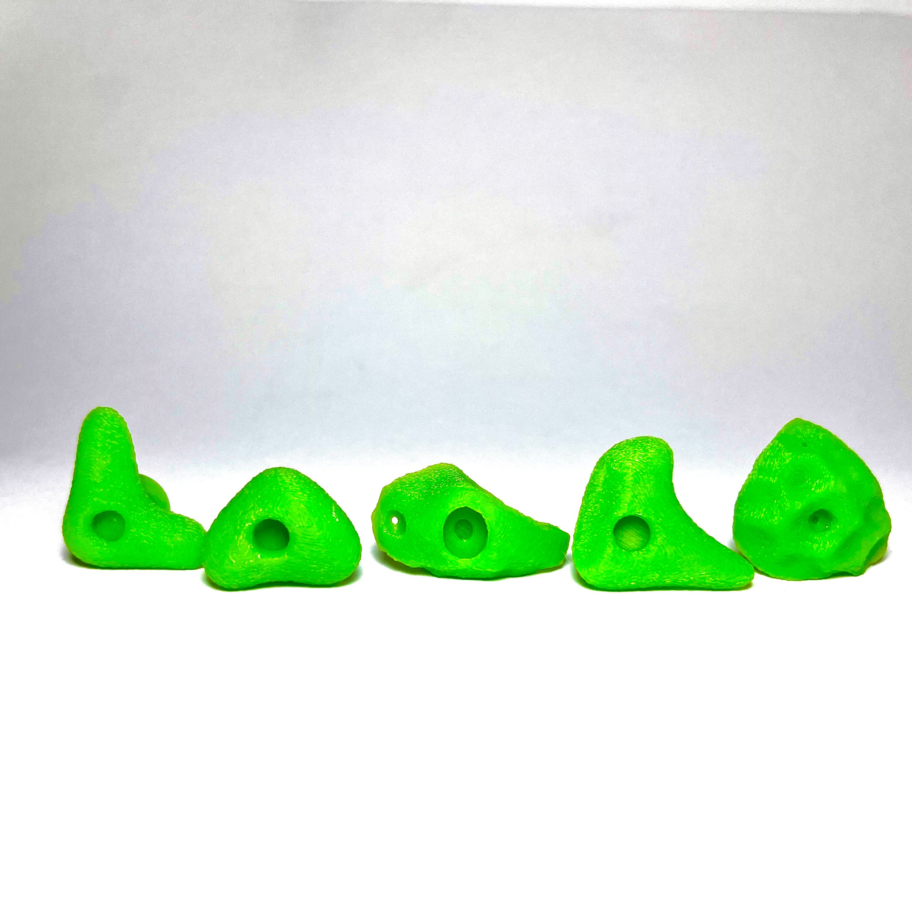 Set of 5 Green Rock Climbing Hold Croc Charms - Etsy