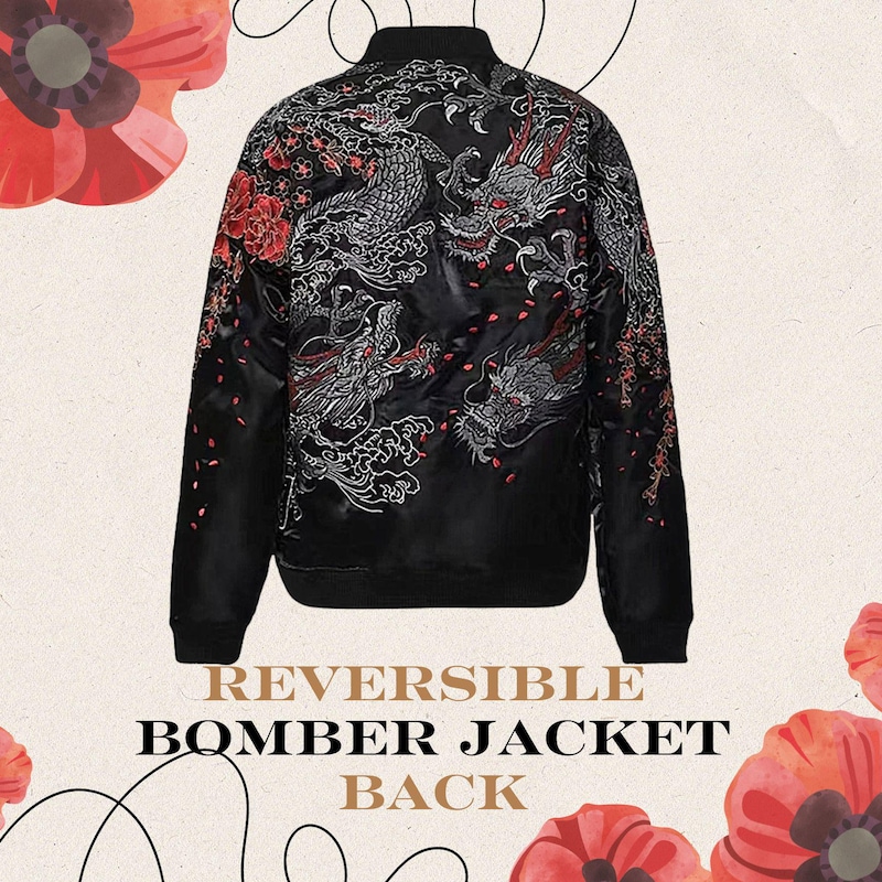 Jacket With Dragon - Etsy